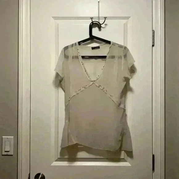 Zara | Tops | Zara Transparent Top | Poshmark